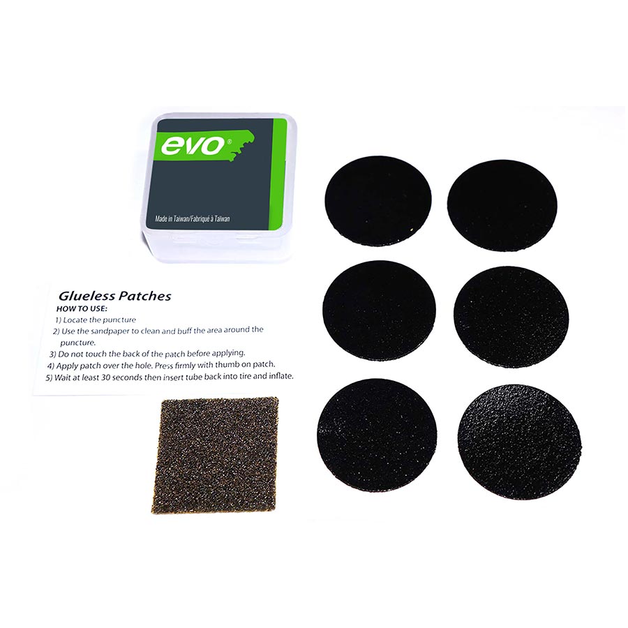 EVO Glueless Patch Kit 6 patches – Airpark Bike Co