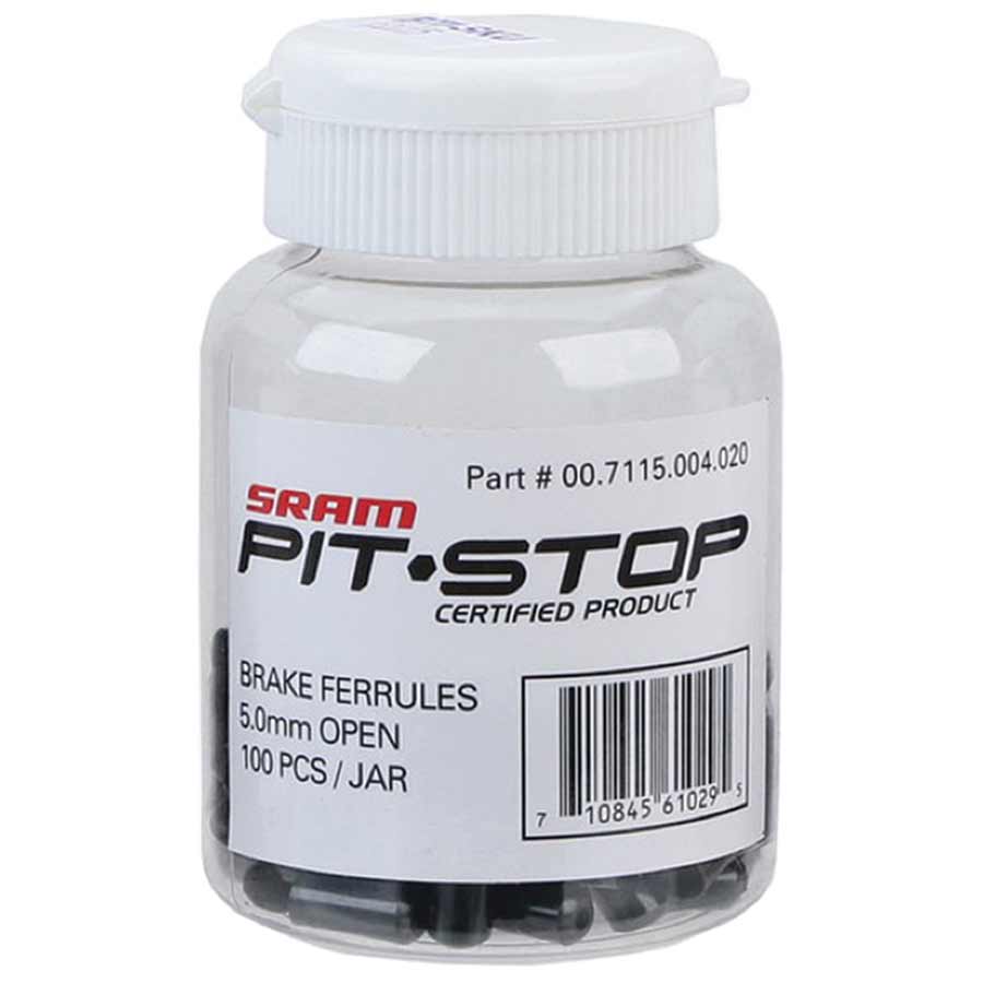 SRAM 5mm Brake Cable Housing Ferrules Black 100-count Jar – Airpark Bike Co