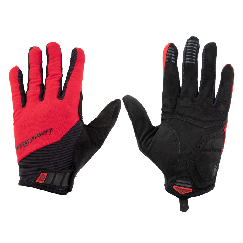 Lizard Skins Monitor Traverse Full Finger Gloves Crimson Red M Pair ...