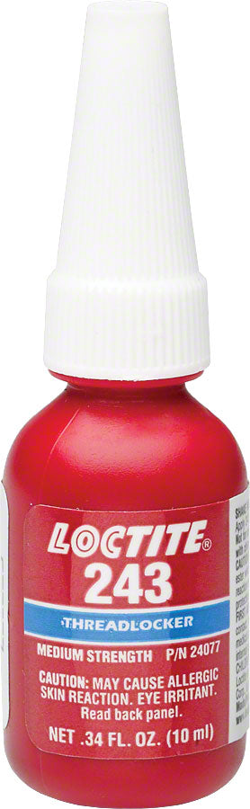 Loctite #243 Threadlocker Medium Strength - For Fastners 6-20mm Oil Re ...