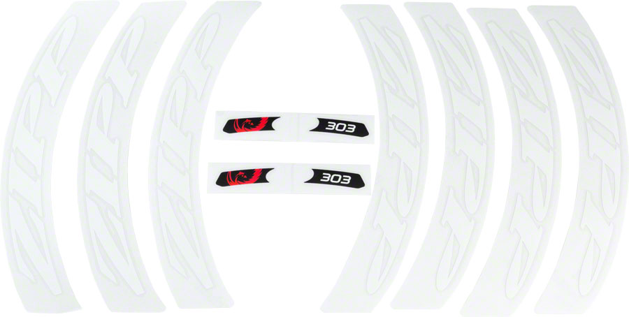 Zipp Decal Set - 303 Matte White Logo Complete for One Wheel – Airpark ...