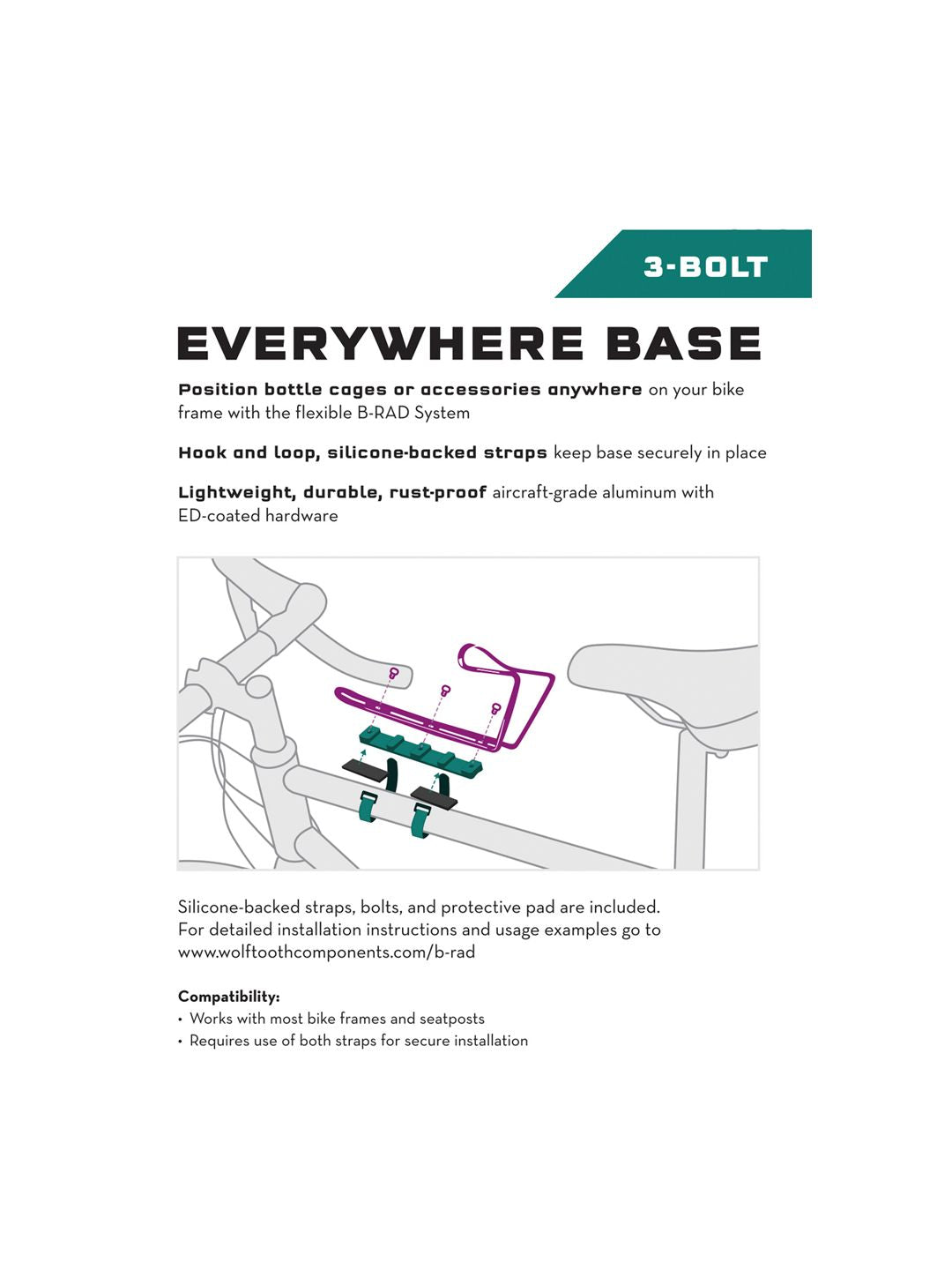 Wolf Tooth B-RAD Everywhere Base 3 – Airpark Bike Co